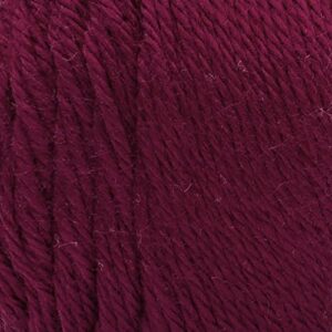 Caron Simply Soft Burgundy Yarn - 3 Pack of 170g/6oz - Acrylic - 4 Medium (Worsted) - 315 Yards - Knitting, Crocheting & Crafts