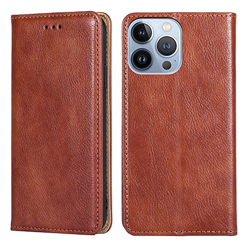 CYR-Guard Phone Cover Wallet Folio Case for Oppo Reno Reno 6 PRO 5G MEDIATEK Edition, Premium PU Leather Slim Fit Cover, Easy Take, Brown