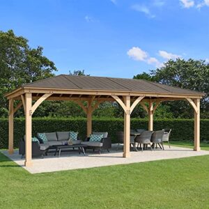 yardistry 12' x 24' meridian gazebo