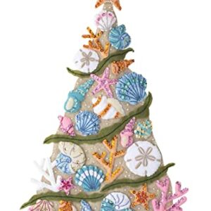 Bucilla Felt Applique Wall Hanging Kit, Coastal Christmas, Perfect for DIY Arts and Crafts, 89500E