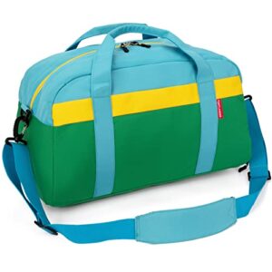 HawLander Kids Duffle Bag for Boys or Girls, Fit School Practice, or Overnight Travel (Green)