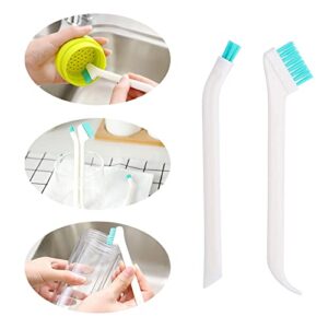 8in1 Household Cleaning Brushes Set, Small Crevice Cleaning Brushes for Bottle, Keyboard, Window Groove, Air Vent, Room and Kitchen Corner, Multipurpose Tiny Detail Cleaning Brush for Gap, Small Space