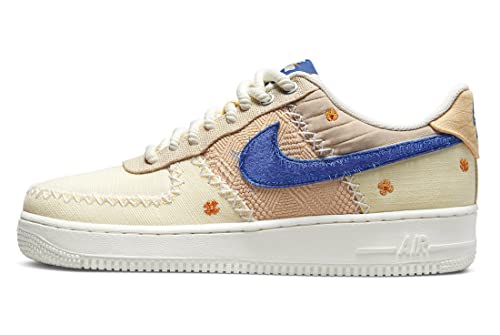 Nike Mens Air Force 1 Low DV2215 100 Los Angeles Flea - Size 10 Sail/Blue