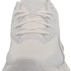 Reebok Women's Zig Dynamica 4.0 Sneaker, White/Silver Metallic, 6