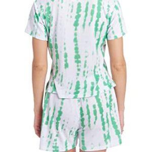 Marvel She Hulk Womens Pullover Pajama Shirt and Shorts Sleep Set Tie Dye Multicolor Large