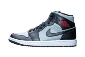 nike men's air jordan 1 mid sneaker, armory navy/white/black, 8