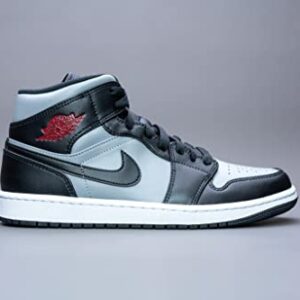 Nike Men's Air Jordan 1 Mid Sneaker, Armory Navy/White/Black, 8