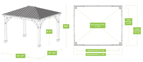 Yardistry 10' x 12' Meridian Gazebo