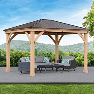 yardistry 10' x 12' meridian gazebo