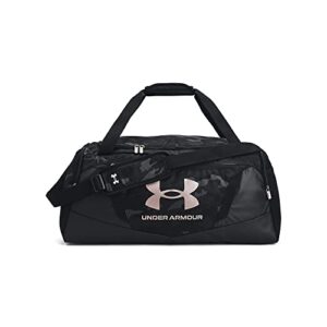 under armour adult undeniable 5.0 duffle , (008) black / / metallic sugar cane , medium