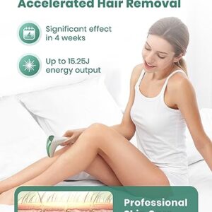 XSOUL Laser Hair Removal for Women and Men (2023 Enhanced Version), Permanent IPL Hair Removal device, at-home Painless Hair Remover on Armpits Back Legs Arms Face Bikini Line, Corded -Dermaflash Pro