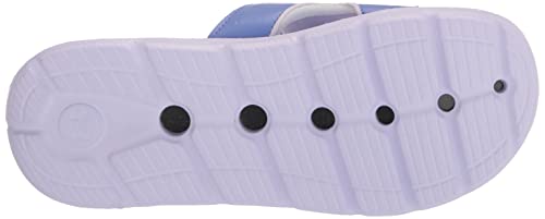 Under Armour Women's Ignite Pro Slide, (400) Baja Blue / Nebula Purple / Nebula Purple, 7, US