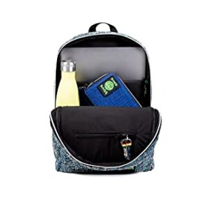 DIME BAGS Study Buddy | Hemp Backpack | 15-inch Padded Laptop Compartment (Glass)