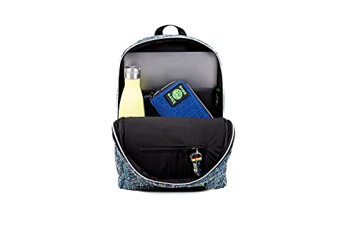 DIME BAGS Study Buddy | Hemp Backpack | 15-inch Padded Laptop Compartment (Glass)