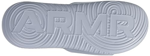 Under Armour Men's Ansa Fixed Strap Slide Sandal, (404) Harbor Blue/Harbor Blue/Metallic Downpour Gray, 13