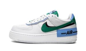 nike women's air force 1 shoes, photon dust/malachite-black, 7