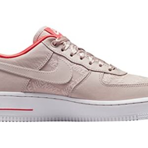 Nike Air Force 1 '07 Women's Shoes Fossil Stone/Laser Crimson/White/Fossil Stone (Women's, Numeric_8)