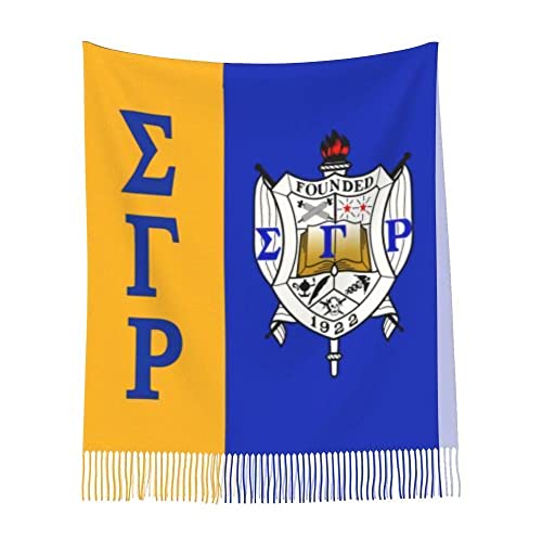 Sigma Gamma Rho Women Scarf Super Soft Classic Scarf Shawls For Winter Sorority Gifts Idea For Women Friedns Warm Scarves, 100