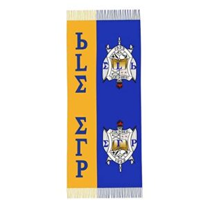 Sigma Gamma Rho Women Scarf Super Soft Classic Scarf Shawls For Winter Sorority Gifts Idea For Women Friedns Warm Scarves, 100