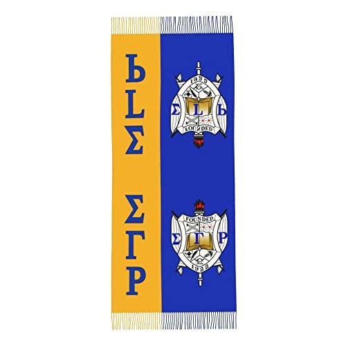 Sigma Gamma Rho Women Scarf Super Soft Classic Scarf Shawls For Winter Sorority Gifts Idea For Women Friedns Warm Scarves, 100