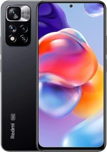 redmi xiaomi note 11 pro+ plus 5g + 4g 128gb + 6gb unlocked 6.67" 108mp night (not verizon sprint boost cricket metro at&t) + (w/fast car 51w charger bundle) (graphite gray)