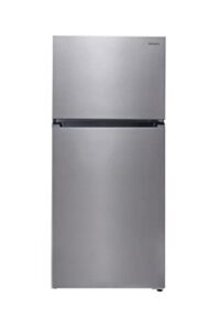 winia 18 cu. ft. top freezer refrigerator with icemaker - stainless steel