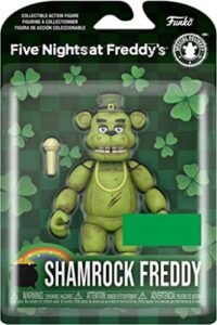 funko five nights at freddy's shamrock freddy action figure plush (shamrock freddy figure)