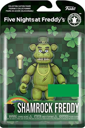 Funko Five Nights at Freddy's Shamrock Freddy Action Figure Plush (Shamrock Freddy Figure)