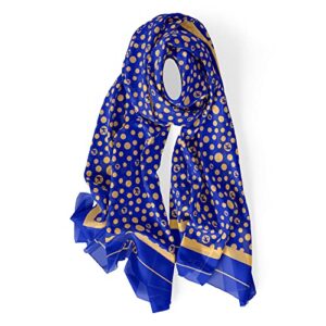 bad bananas bbgreek sigma gamma rho official vendor - crepe shawl scarf - dots on dots - sgrho - sorority paraphernalia