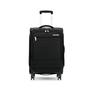 samsonite aspire dlx softside expandable luggage with spinner wheels, black, carry-on 20-inch