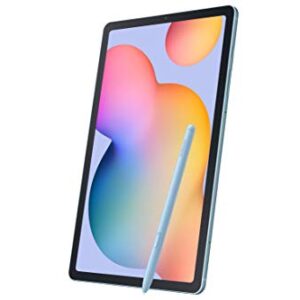 SAMSUNG Galaxy Tab S6 Lite 10.4" 128GB Android Tablet, S Pen Included, Slim Metal Design, AKG Dual Speakers, Long Lasting Battery, US Version, 2022, Angora Blue