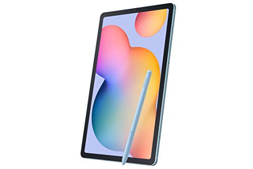 SAMSUNG Galaxy Tab S6 Lite 10.4" 128GB Android Tablet, S Pen Included, Slim Metal Design, AKG Dual Speakers, Long Lasting Battery, US Version, 2022, Angora Blue