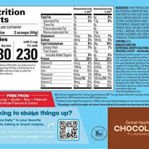 Grow Daily 3+ Shake Mix 7-serving Canister by Healthy Heights - Protein Powder (Chocolate) - Developed by Pediatricians - High in Protein Nutritional Shake - Contains Key Vitamins & Minerals