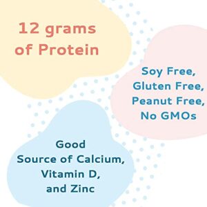 Grow Daily 3+ Shake Mix 7-serving Canister by Healthy Heights - Protein Powder (Chocolate) - Developed by Pediatricians - High in Protein Nutritional Shake - Contains Key Vitamins & Minerals