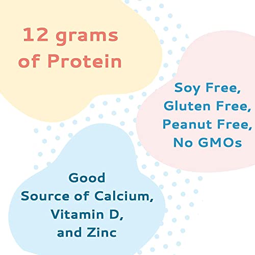 Grow Daily 3+ Shake Mix 7-serving Canister by Healthy Heights - Protein Powder (Chocolate) - Developed by Pediatricians - High in Protein Nutritional Shake - Contains Key Vitamins & Minerals