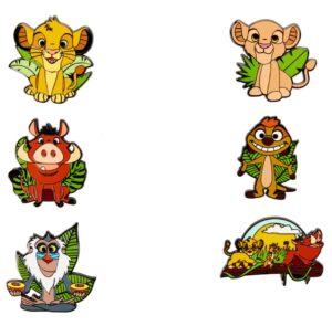 loungefly disney lion king jungle animals blind box pin