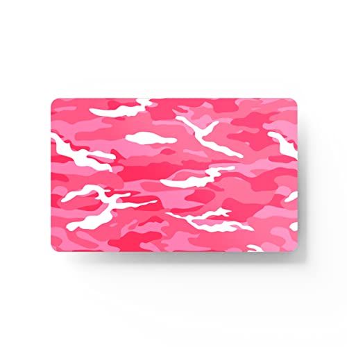 HK Studio Card Skin Sticker Pink Camo for EBT, Transportation, Key, Debit, Credit Card Skin - Covering Personalizing Bank Card - No Bubble, Slim, Waterproof, Digital-Printed