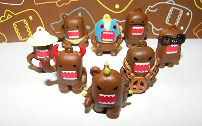 Domo Figure Set of 8 Vending Toys Very Funny