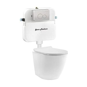 st. tropez back to wall concealed tank toilet bowl bundle in glossy white