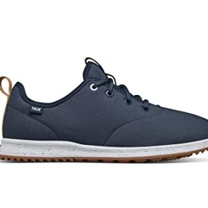 TRUE linkswear All Day Ripstop Men's Golf Shoes, Ergonomic, Minimalist Design for Enhanced Natural Comfort, Deep Sea, 9