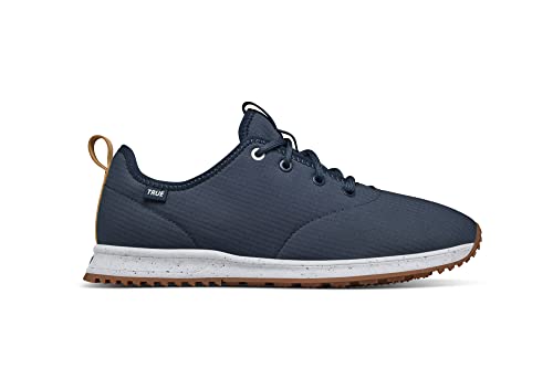 TRUE linkswear All Day Ripstop Men's Golf Shoes, Ergonomic, Minimalist Design for Enhanced Natural Comfort, Deep Sea, 9