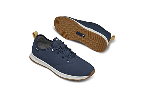 TRUE linkswear All Day Ripstop Men's Golf Shoes, Ergonomic, Minimalist Design for Enhanced Natural Comfort, Deep Sea, 9