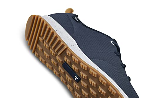 TRUE linkswear All Day Ripstop Men's Golf Shoes, Ergonomic, Minimalist Design for Enhanced Natural Comfort, Deep Sea, 9