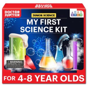 doctor jupiter my first science kit for boys and girls aged 4-6-8|birthday gifts ideas for kids|stem learning & education toys for 4,5,6,7,8 year olds