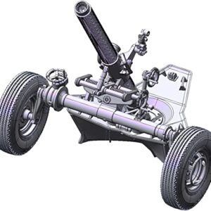 ファインモールド(FineMolds) Fine Mold FM59 1/35 Military Series Ground Self-Defense Force 4.7 inches (120 mm) Mortar RT w/Heavy Duty Tow Car Plastic Model Molded Color