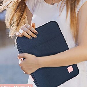 Dadanism 9-11 Inch Tablet Sleeve Bag Organizer Carrying Case for iPad Air 5/4 10.9", iPad 10th Gen 10.9 2022, iPad Pro 11 2022-2018, iPad 9/8/7th Gen 10.2, Galaxy Tab S9/A8/S8/S6 Lite, Indigo & Pink