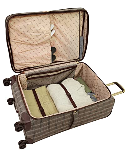 London Fog Brentwood II 29" Expandable Spinner, Cappuccino, Inch