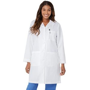 landau women's labwear 3155 white 16