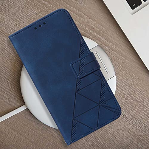 Fashion with Card Slot Stitching Leather Case Business Decompression Mobile Phone Flip Back Cover (Black,for Infinix Smart 5)