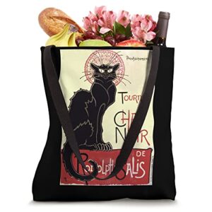 Halloween Black Cat Le Chat Noir Tournee French Tote Bag